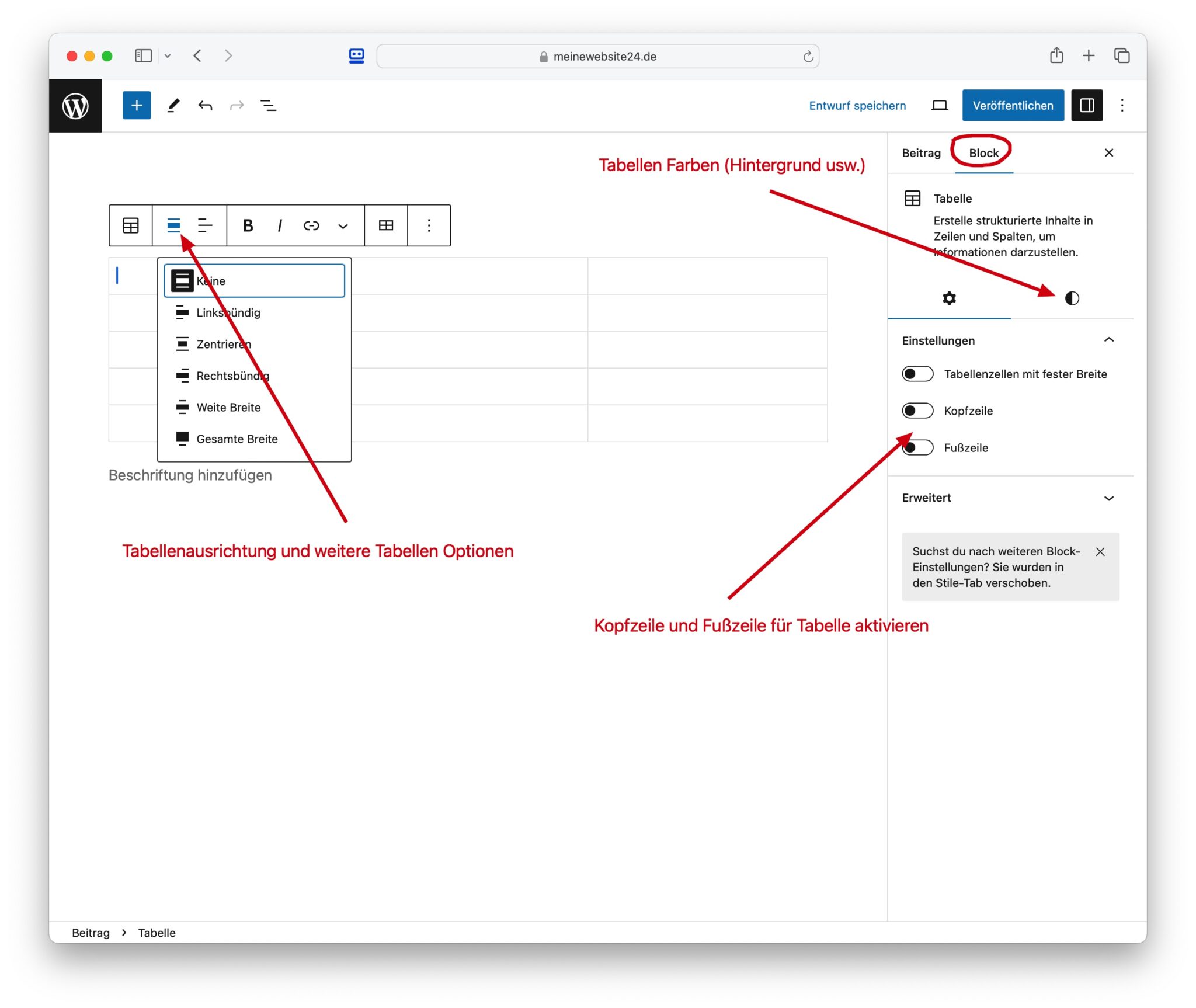 WordPress Tabellen erstellen: Ein praktischer Leitfaden