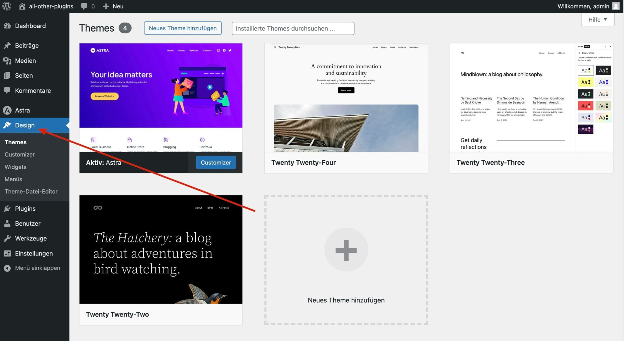 WordPress Backend - Leitfaden zum WordPress Admin-Bereich